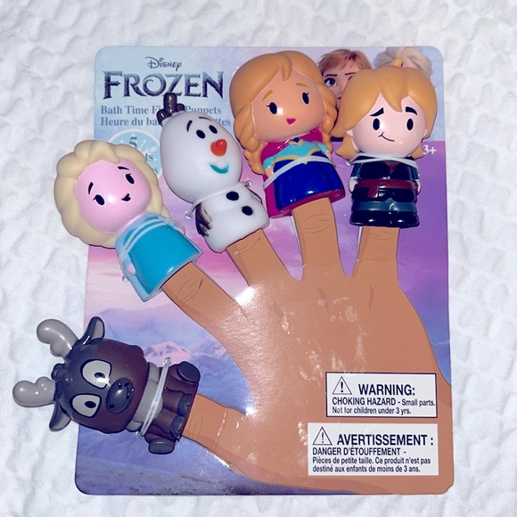 Disney | Toys | Disney Frozen Bath Time Finger Puppets New | Poshmark